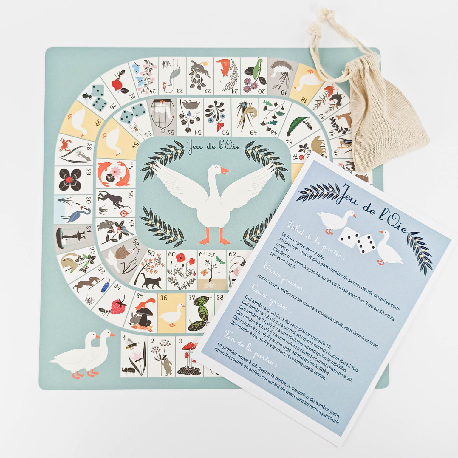 Jeu de l'oie illustré - Le Marché Super