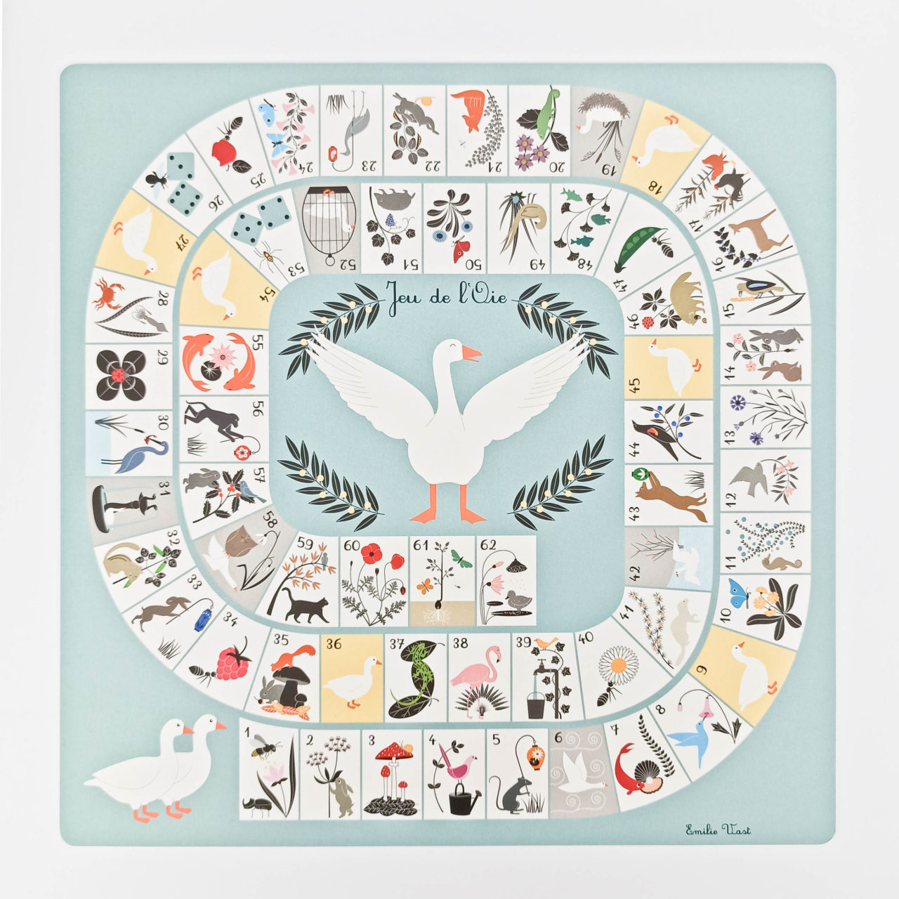 Jeu de l'oie illustré - Le Marché Super